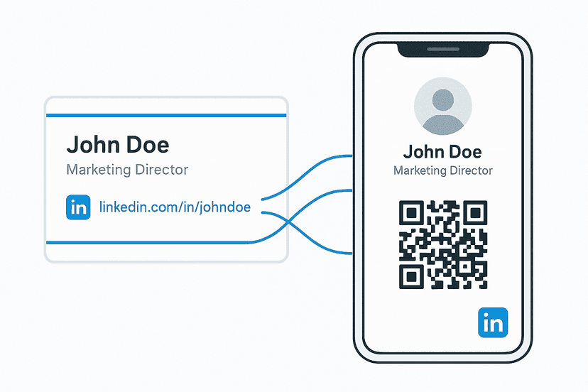 How to Put LinkedIn on a Business Card (QR Codes + Examples 2026)