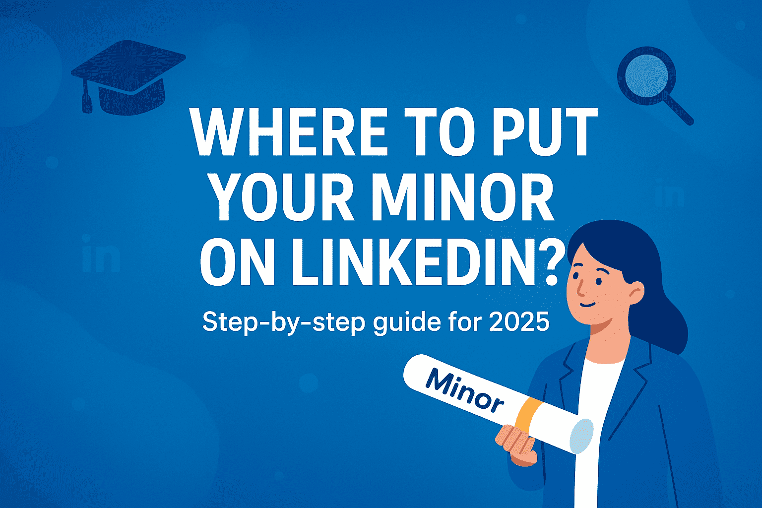 How to Add a Minor on LinkedIn (3 Methods, Step-by-Step 2026)